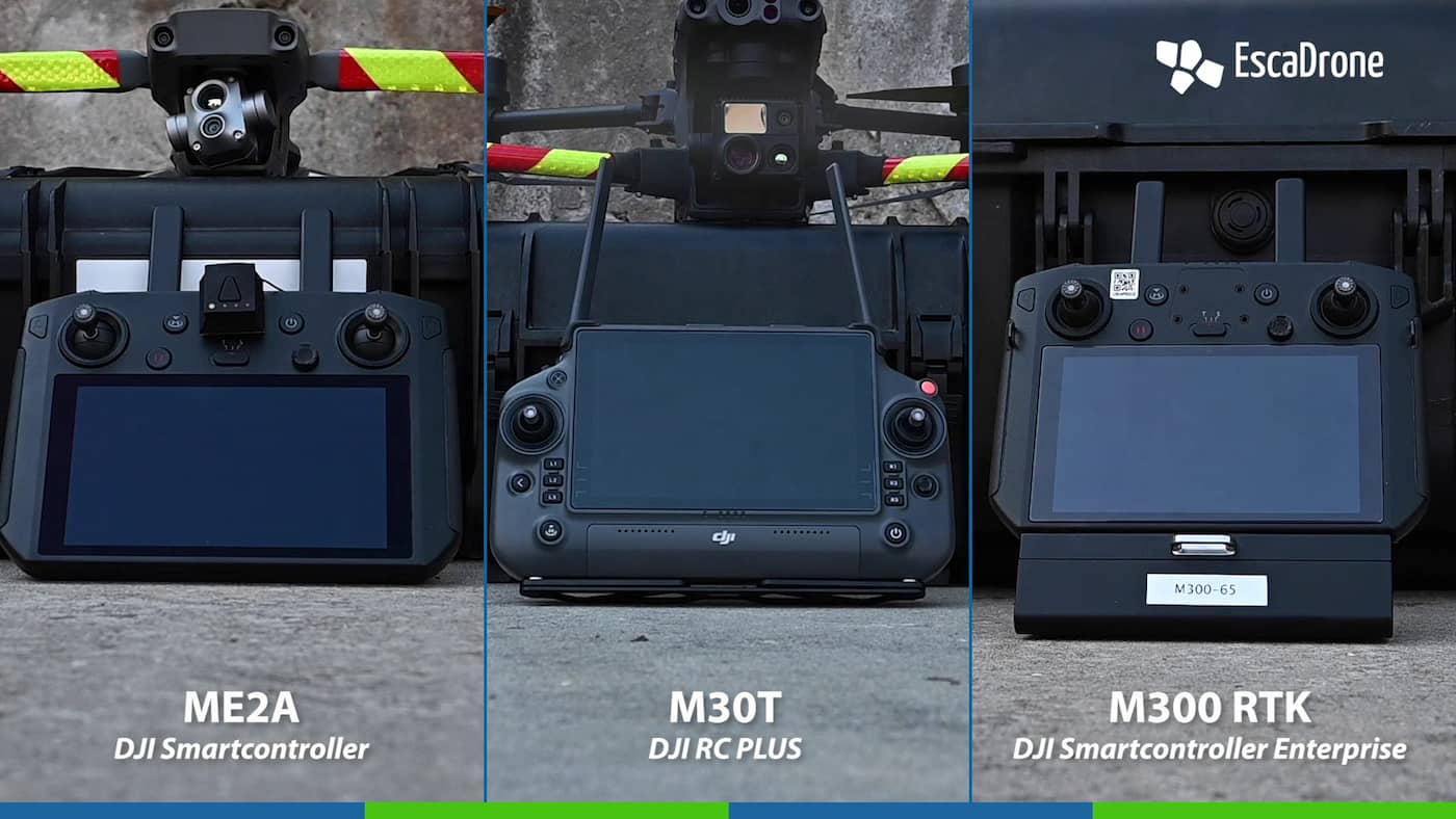 Comparaison des drones de secours DJI : M30 / M300 RTK / Mavic 2 EA