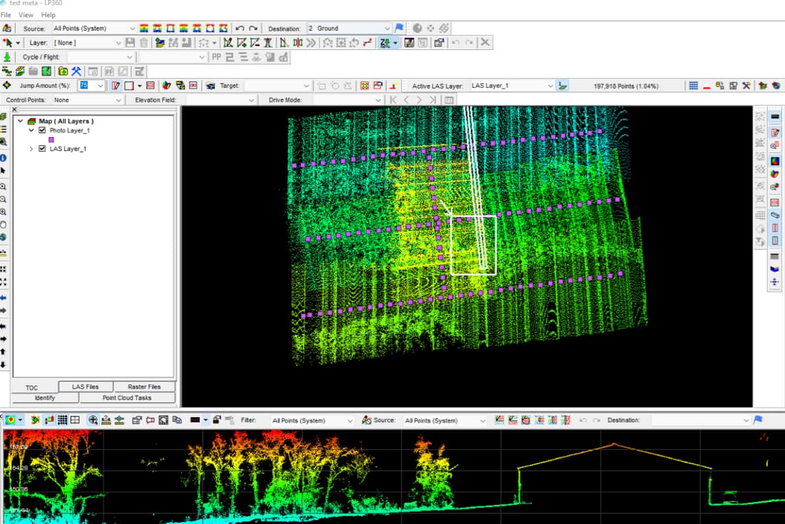 Logiciel de lasergrammétrie LP360 Drone - Escadrone